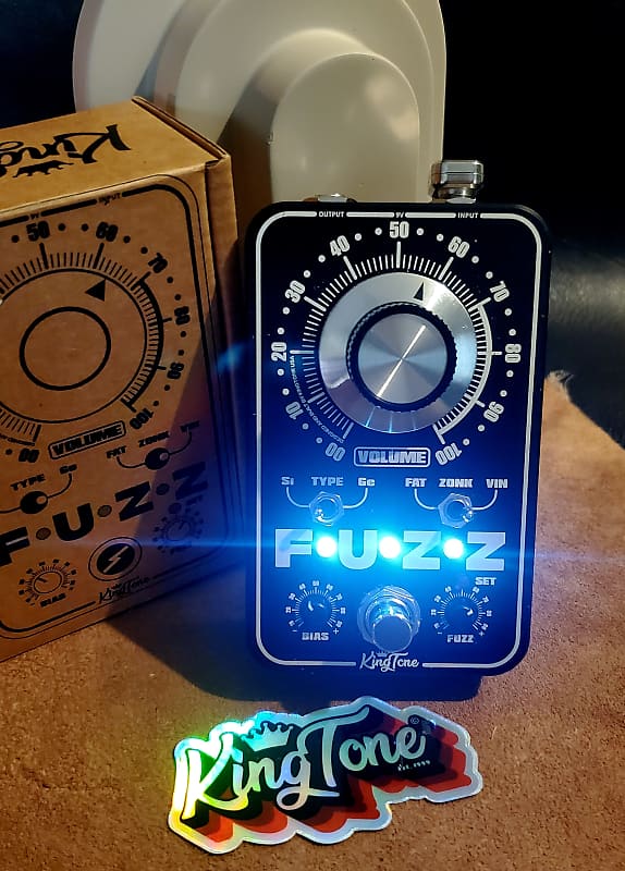 King Tone Guitars Mini Fuzz v2 2020s - Black | Reverb