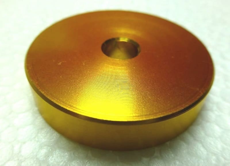Technics SL 1200 Gold Color 45 RPM Record Turntable Adapter | Reverb