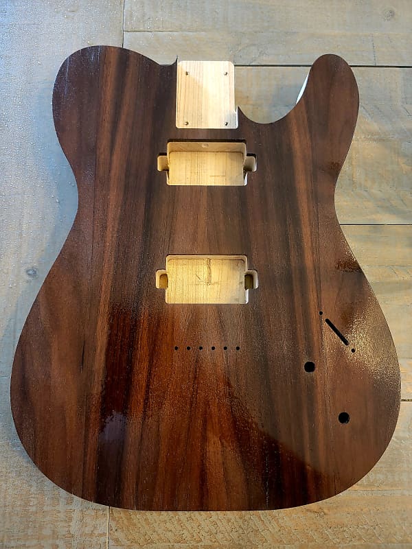 T-Style Guitar Body - Walnut Top | Reverb
