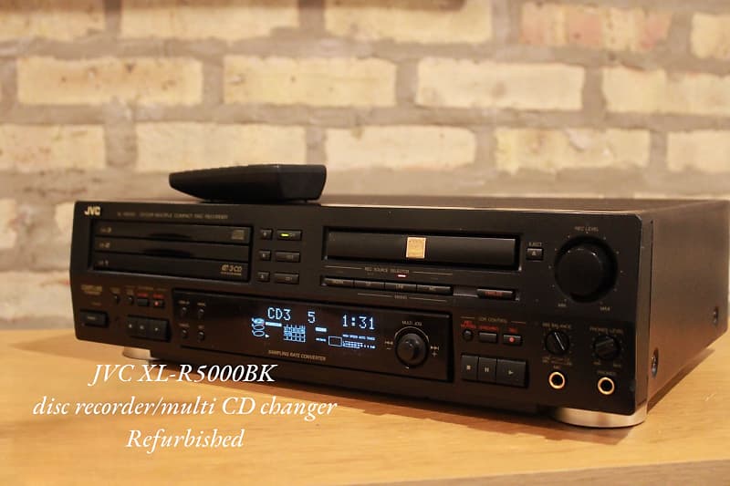 JVC XL-R5000BK disc recorder/,multi cd changer w remot , | Reverb