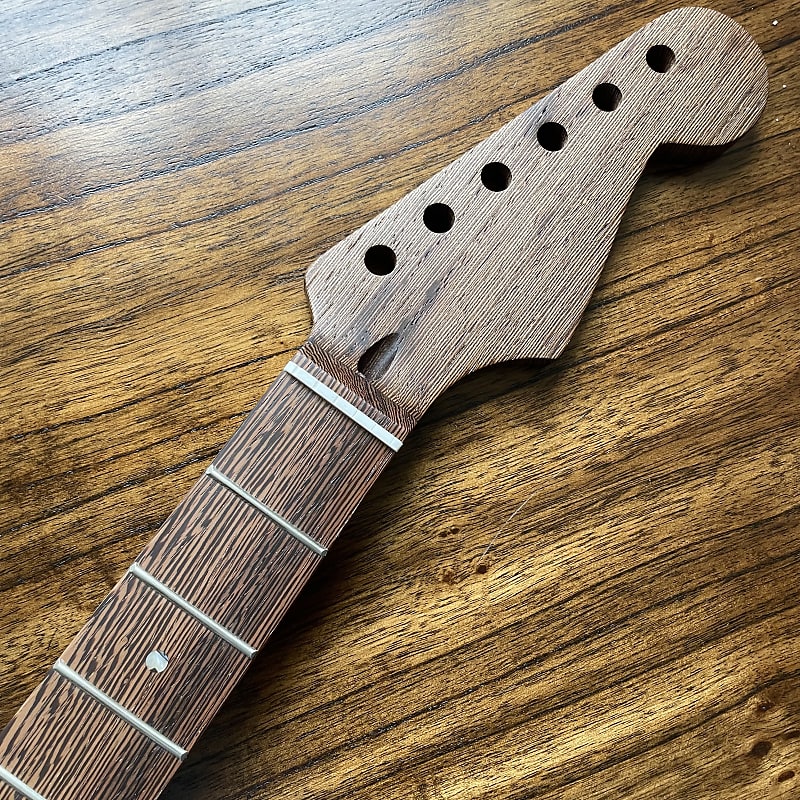 Wenge Strat Neck fits fender Stratocaster body 22 frets | Reverb