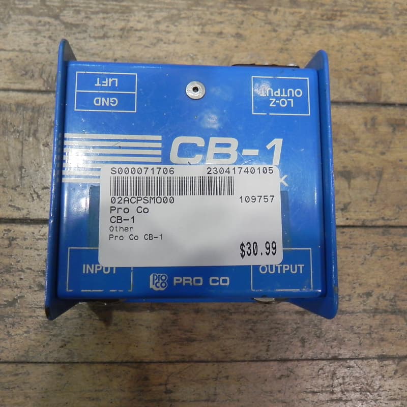 ProCo CB-1 Passive Direct Box | Reverb