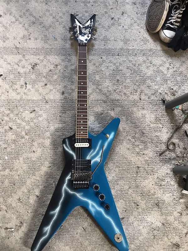 Dean Dimebag Dean from hell CFH lightning bolt 2012 lightning | Reverb