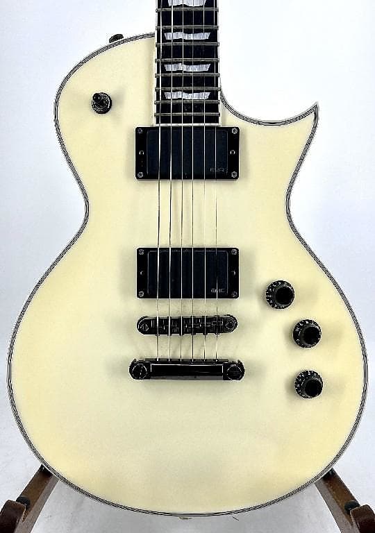 USED ESP USA Eclipse Electric Guitar - Aged White with 18V | Reverb