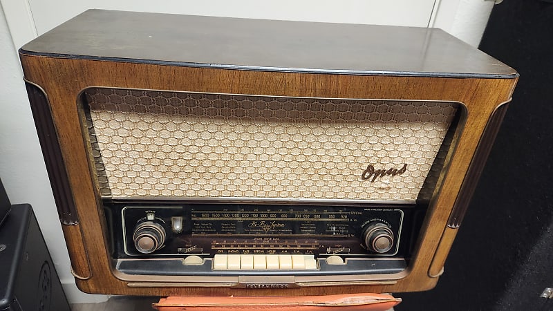 Vintage Telefunken Opus 6 Tube Stereo Hi Fi Radio | Reverb