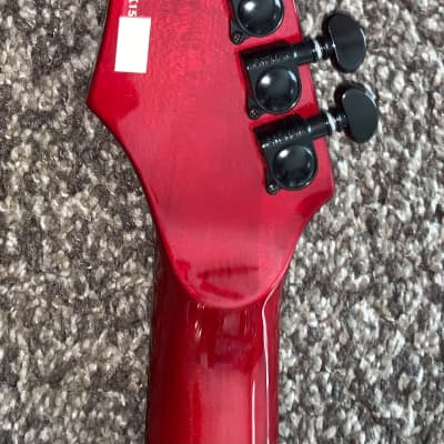 Dean Custom 450 flame top electric guitar emg pickups - Trans | Reverb