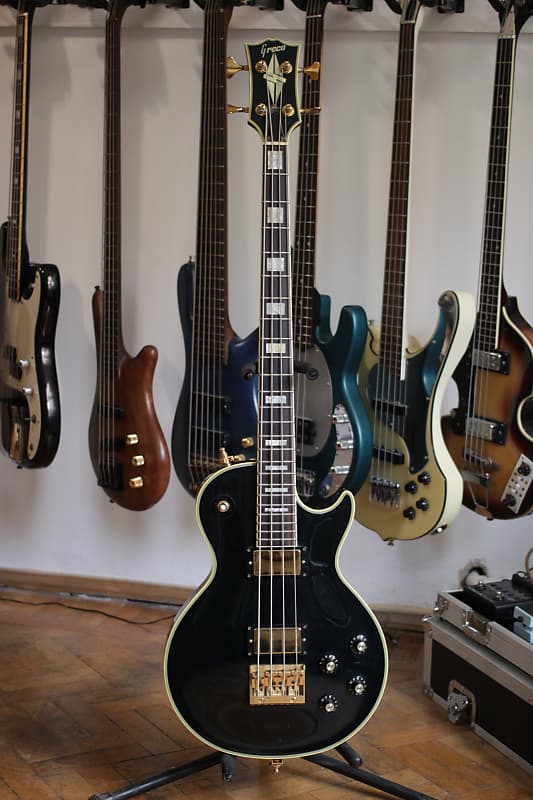 Greco EGB-850 Les Paul Bass 80's Short Scale; Gloss | Reverb Australia
