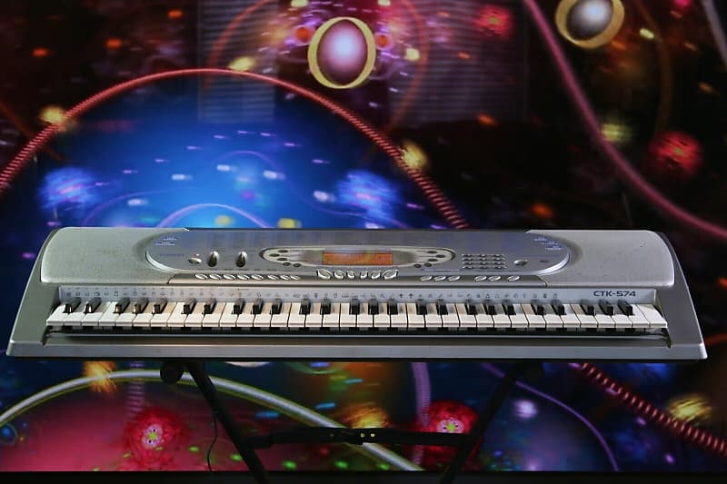 Casio CTK-574 Electric Keyboard Midi Piano Organ - 61 Keys | Reverb