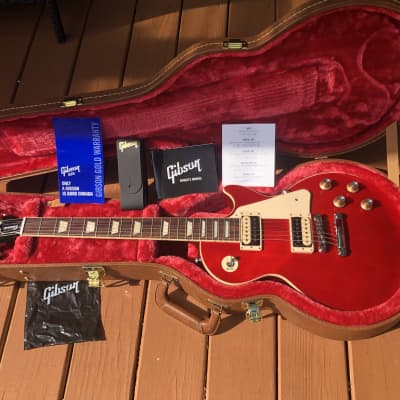 Gibson Les Paul Classic RED ROCKER! 2020-21 - Translucent | Reverb
