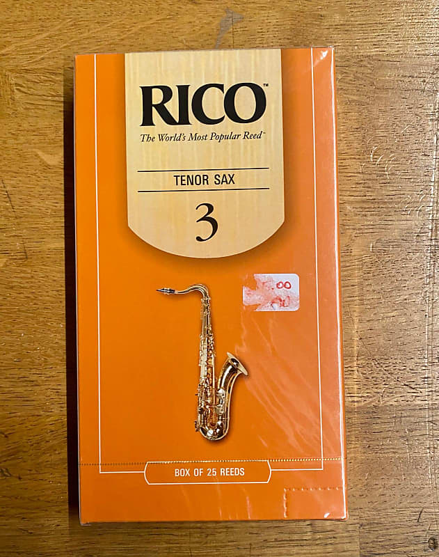 Rico RKA2525 Tenor Saxophone Reeds 3 - (25-Pack) | Reverb