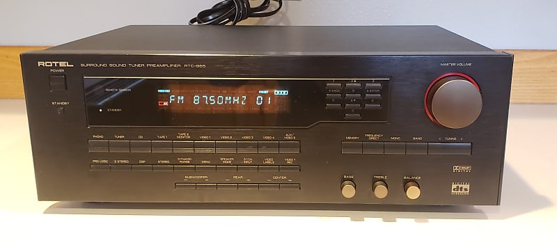 Rotel RTC-965 Surround Sound Tuner Preamplifier | Reverb