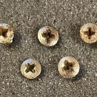 Vintage ORIGINAL 1953 Fender Telecaster Pickguard Screws (5) | Reverb