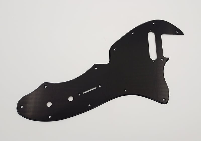 black acrylic pickguard for us/mex fender telecaster thinline | Reverb