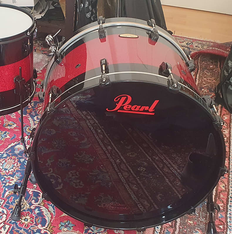 PEARL MASTERWORKS - 24X18 - MAHOGANY SHELL | Reverb