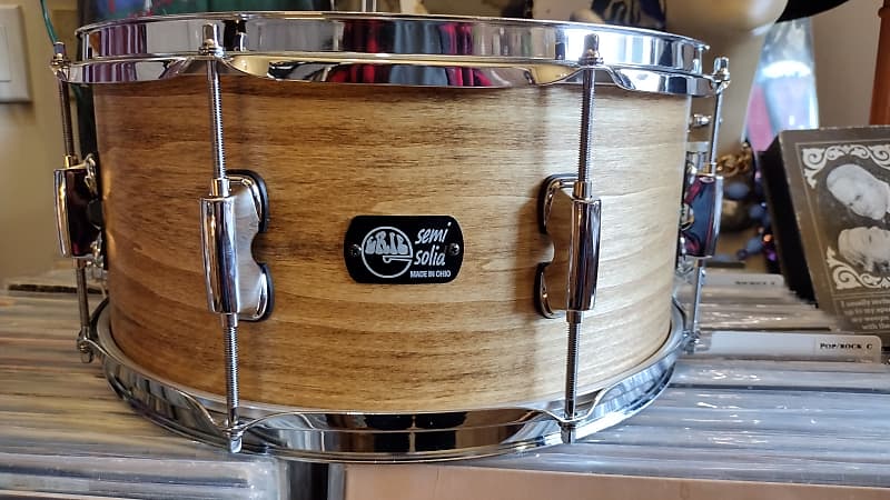 14x7 aspen steam bent 2 ply semi-solid snare drum by Erie | Reverb