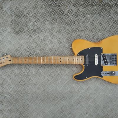 Farris Built Nashville Telecaster - Trans Yellow Relic Left | Reverb