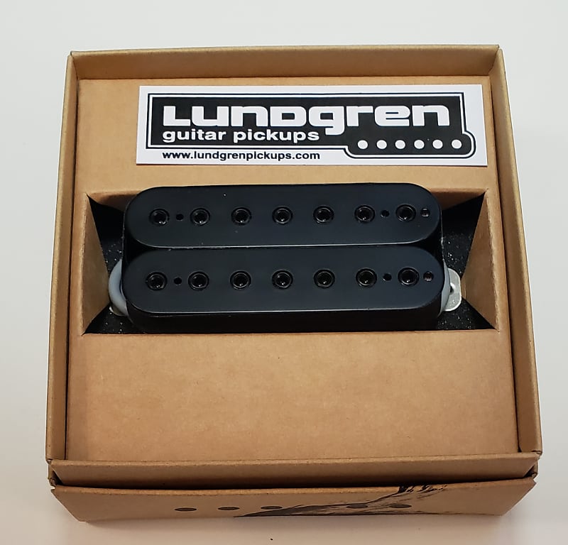Lundgren Guitar Pickups M7 Bridge - Black HEX - no logo | Reverb