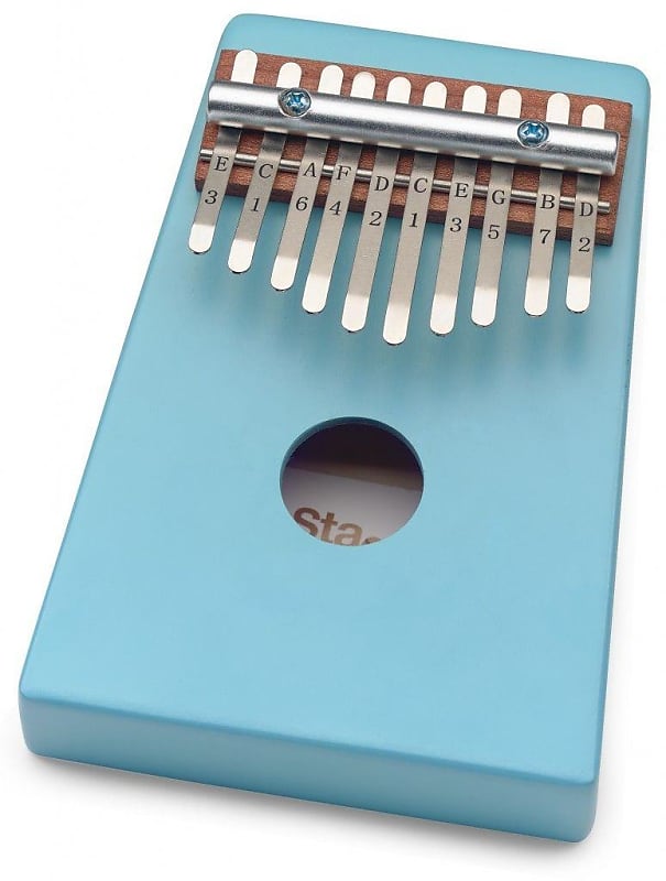 Stagg Kids 10 Key Basswood Kalimba / Thumb Piano w/Bag - Blue | Reverb