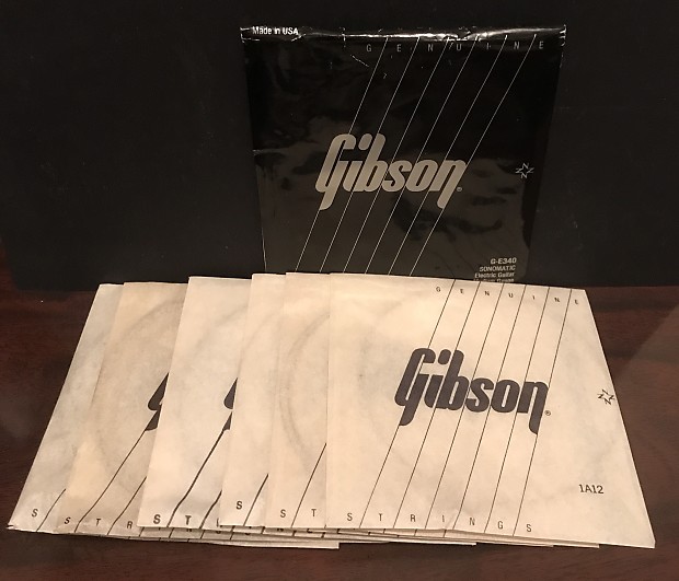Gibson Med Gauge Sonomatic String Set 1970s | Reverb UK