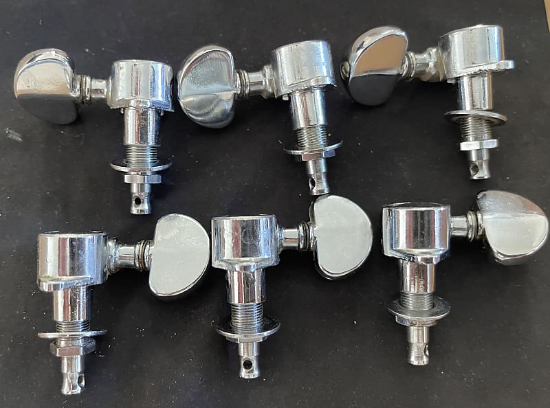 Gibson Vintage Grover Tuners Chrome Tuners 1974 1975 | Reverb Canada