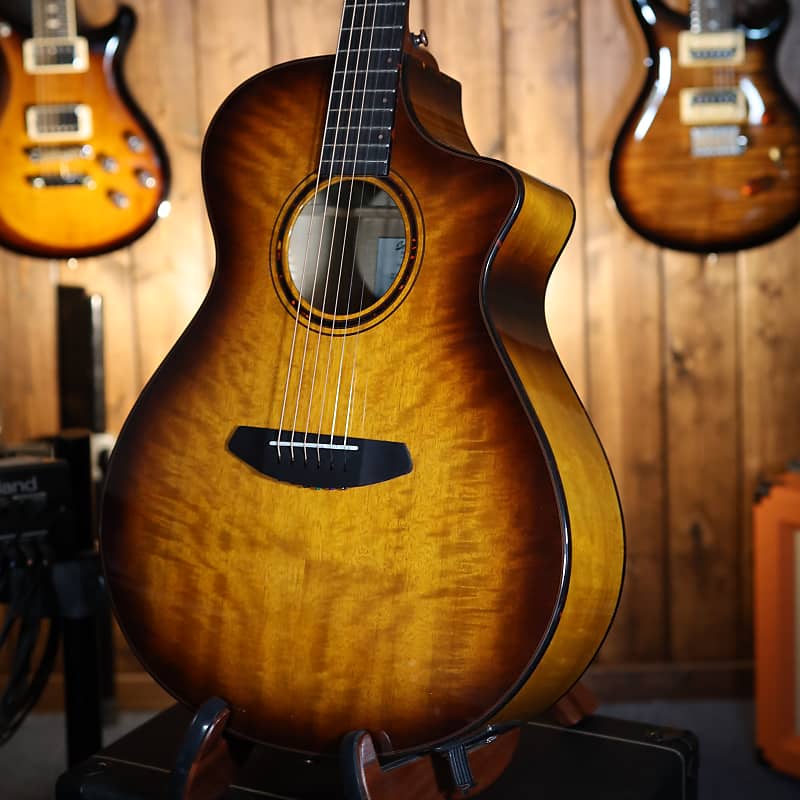 Breedlove Pursuit Exoctic S Concert - Tiger's Eye 8433 | Reverb