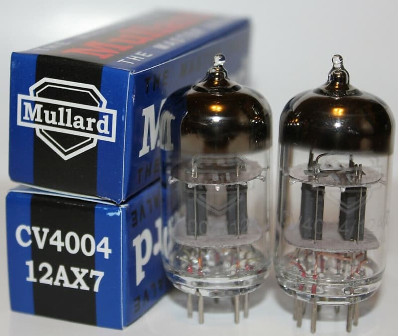 Matched Pair Mullard CV4004 / 12AX7 tubes, Brand NEW in Box ! | Reverb