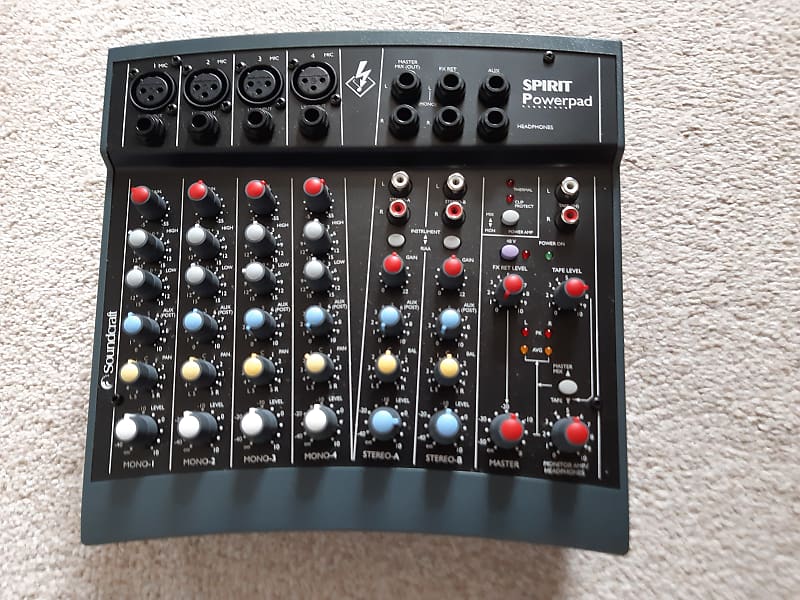 Soundcraft Spirit Folio Powerpad 2008 Black | Reverb