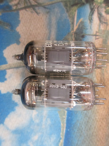 Pr Vintage Mullard ECC82 12au7 Preamp Driver Tubes, 1960s, | Reverb