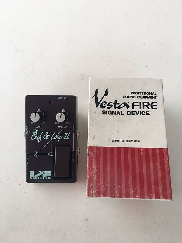 Vesta Fire Buf & Loop II Buffer Rare Vintage Guitar Effect | Reverb