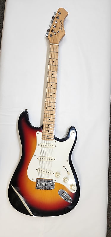 Harmony H-80T Stratocaster style - Sunburst | Reverb