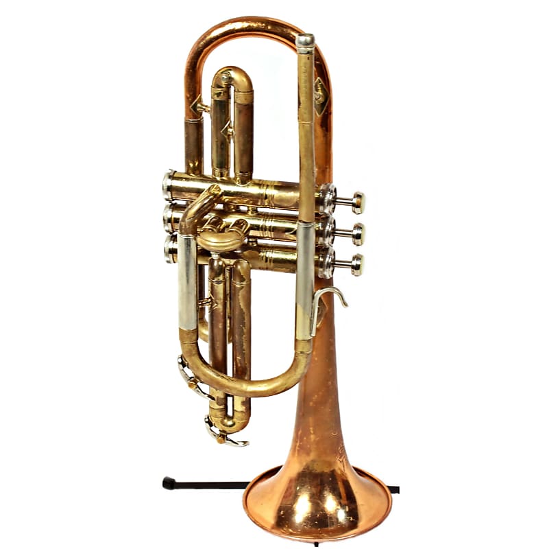 Vintage Conn Director Cornet w/ Copper Bell; 1955 | Reverb