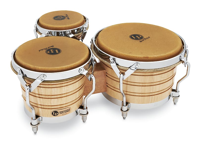 Latin Percussion LP202-AW Generation III Triple Bongo | Reverb