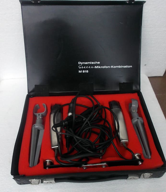 BEYERDYNAMIC M818 70's VINTAGE dynamic STeReo Set, | Reverb