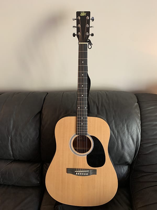 Rogue RA-110D Dreadnought Acoustic Guitar Natural NATURAL | Reverb
