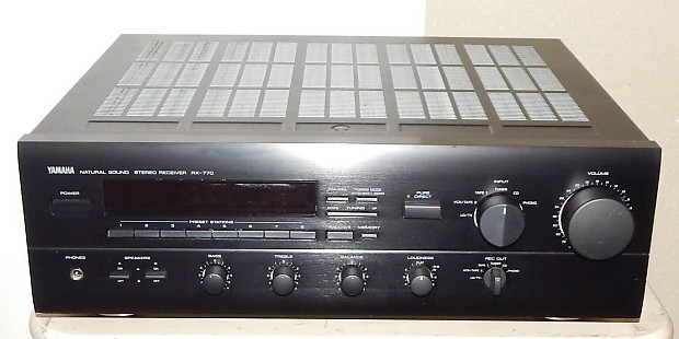Yamaha RX-770 semi vintage true stereo only receiver | Reverb