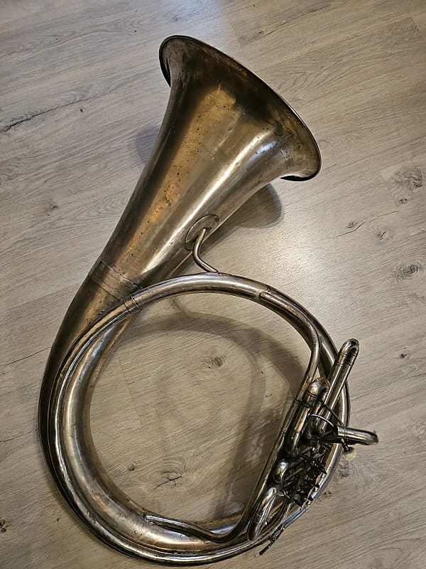Helicon Eb Tuba Soviet 3 Valves Brass Pipe Wind Instrument | Reverb UK
