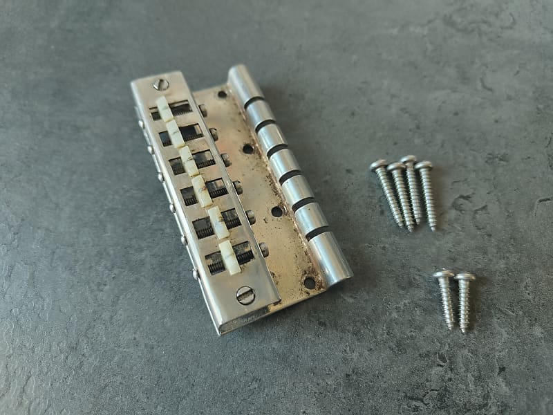 Gibson Harmonica bridge 1971 - complete with studs ans base | Reverb