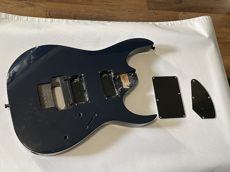2000 Korean Ibanez RG270DX Blue Basswood Guitar Body Floyd | Reverb