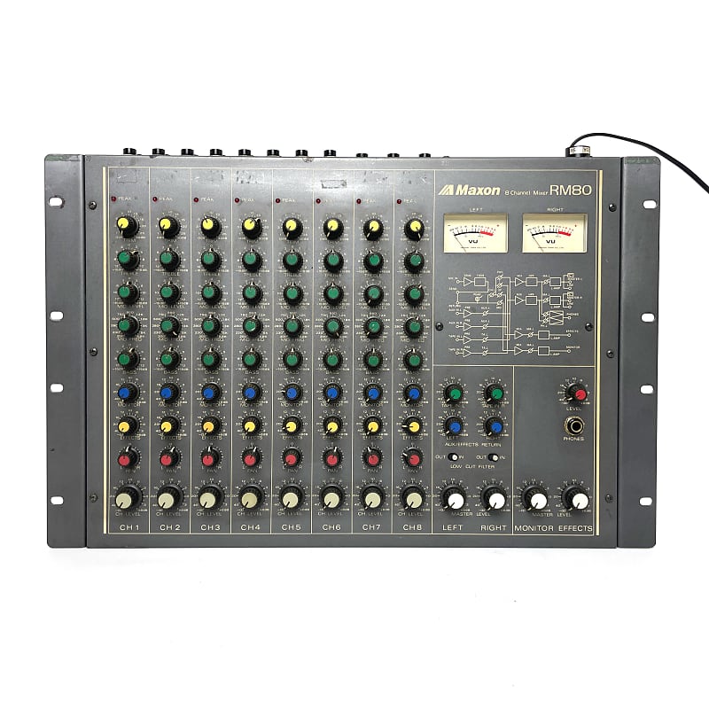 Maxon RM-80 Very Rare 8-channel Mixer Vintage Grerat | Reverb Canada