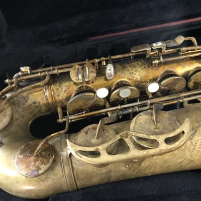 King Super 20 Full Pearl Professional Tenor Saxophone 1953 - | Reverb