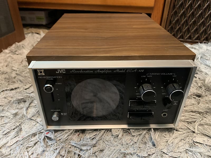 JVC EC-102 4 channel Spring Reverberation Unit 1970’s - Wood | Reverb