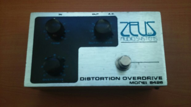 Ultra Rare Zeus Audio Systems Distortion Overdrive | Reverb Australia
