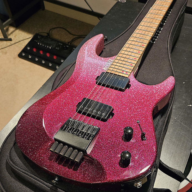 Kiesel Osiris - Sparkle Pink/Red/Black Cherry Fade | Reverb