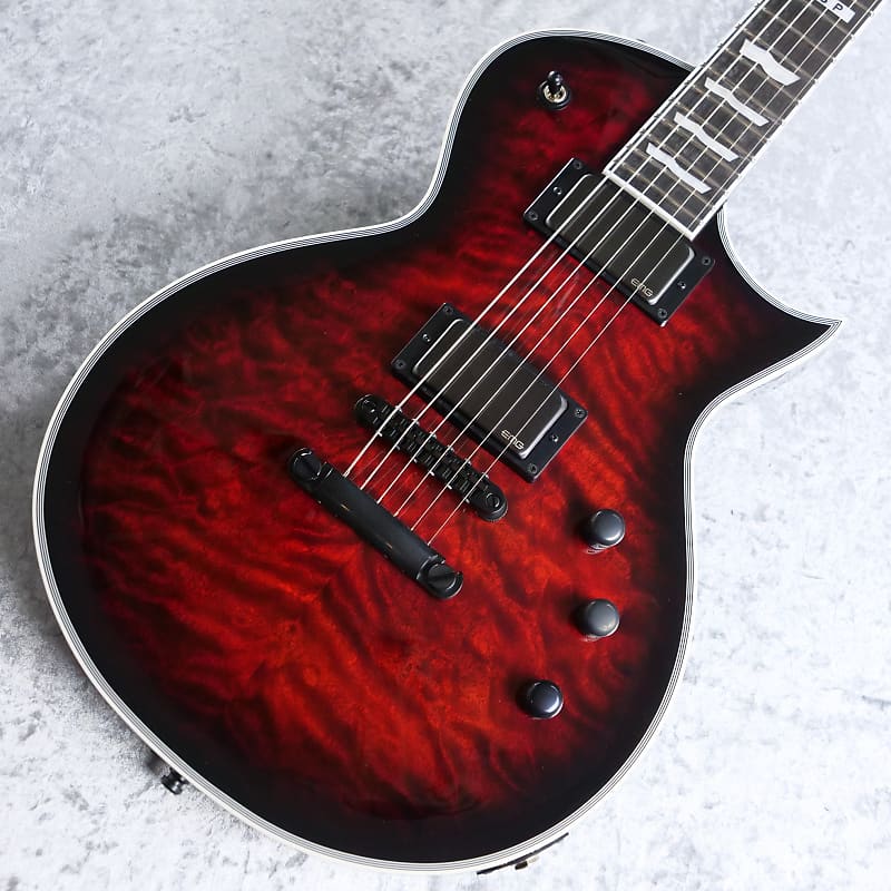 ESP E-II Eclipse QM See Thru Black Cherry Sunburst [OUTLET!!] | Reverb