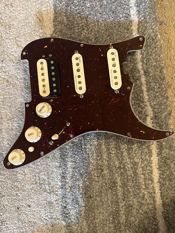 Fender HSS Loaded Pickguard - American Elite Stratocaster | Reverb