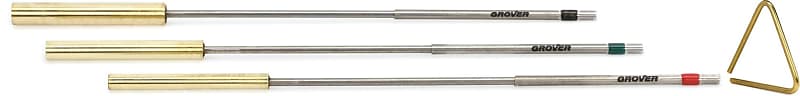 Grover Pro Percussion TB-BS Brass Tubular 3-piece Triangle | Reverb