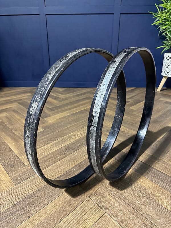 Bass Drum 18” Wooden Hoops Rims Hardware #MP74 | Reverb