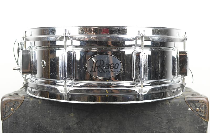 1970s Rogers R-360 5x14 Steel Snare Drum | Reverb