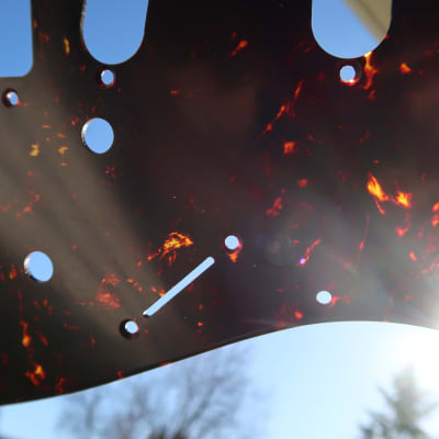 Fender Stratocaster Pickguard '54 - '58 Tortoise / Nitrate | Reverb