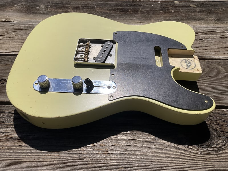 Relic Pine Nitro Telecaster body | Reverb